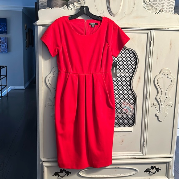 Dkny | Dresses | Dkny Red Dress | Poshmark